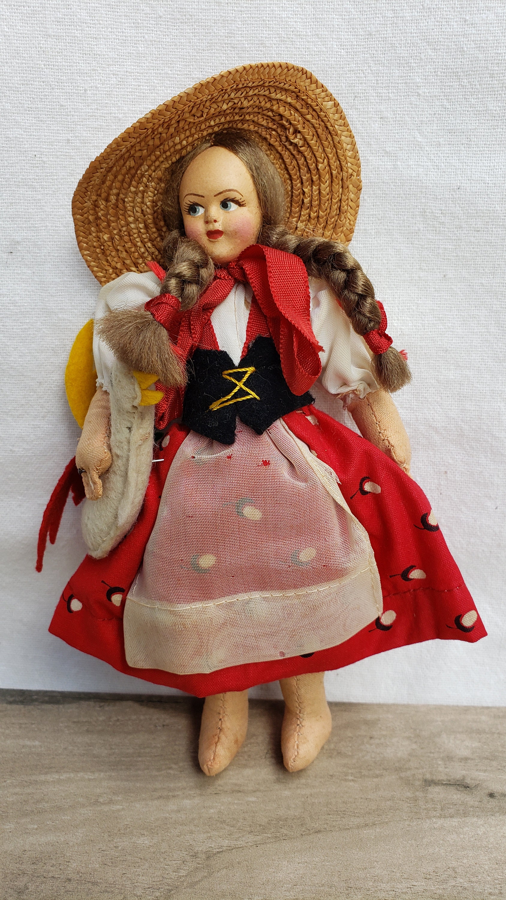 Vintage EROS Firenze Italian Cloth Dolls Set of 3/traditional Costume ...