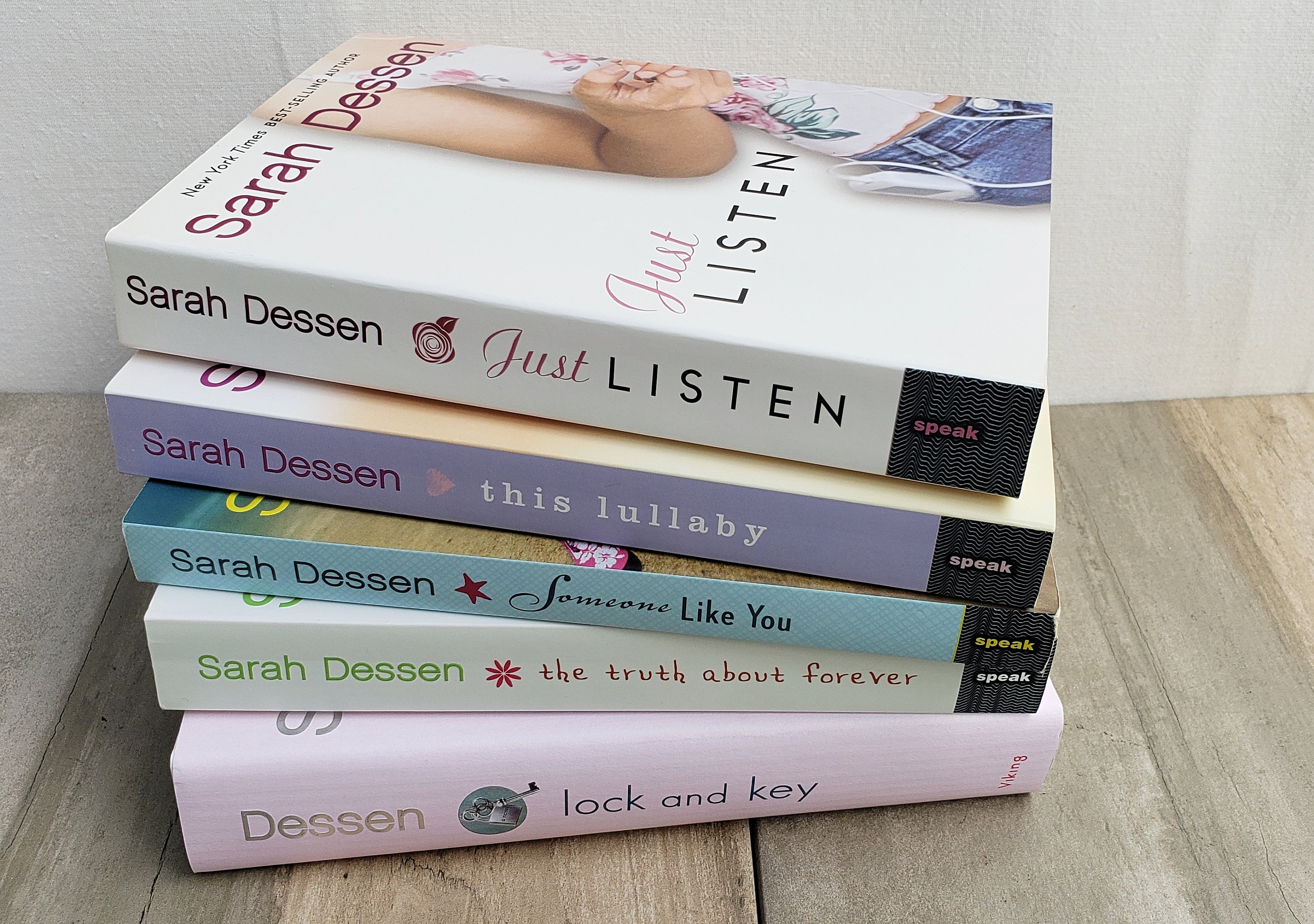 Set of 5 Books by Sarah Dessen/relationships-realistic Fiction/teen ...