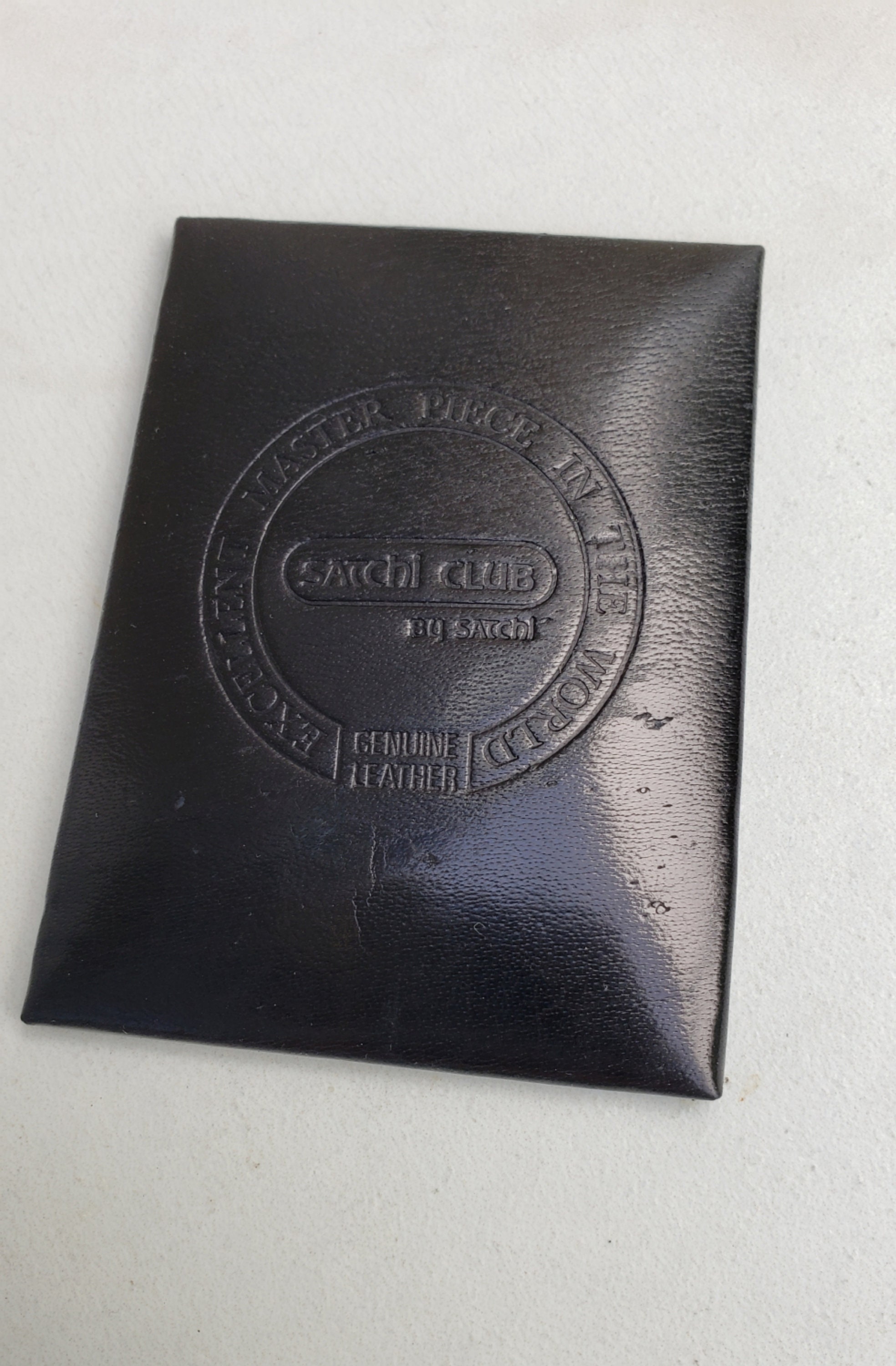 Vintage Satchi Club Black Leather Shoulder Bag/crossbody Bag/classic ...