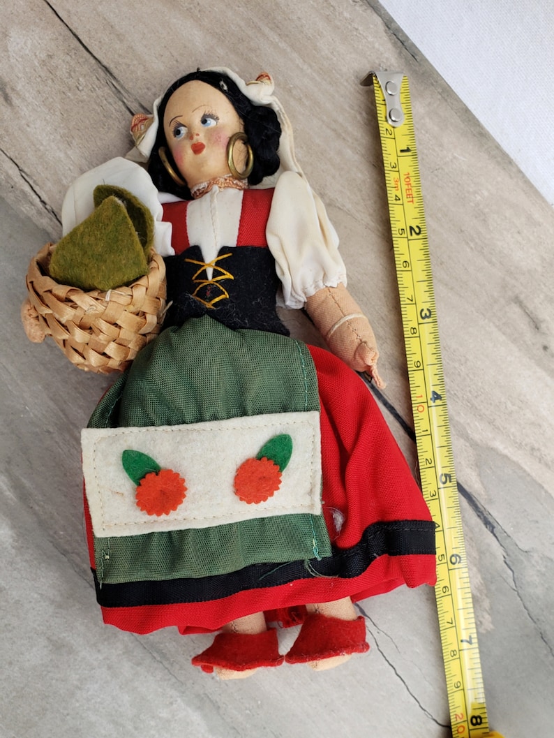 Vintage EROS Firenze Italian Cloth Dolls Set of 3/traditional Costume ...