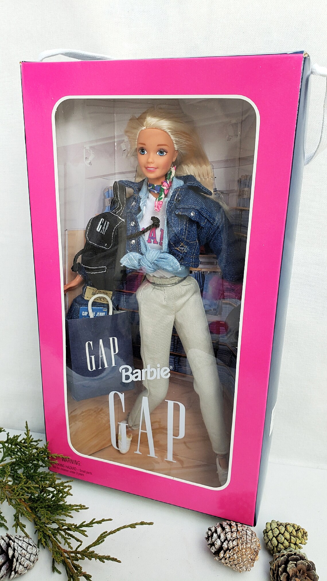 GAP Barbie 1996-special Edition/never Removed From Box/mattel - Etsy
