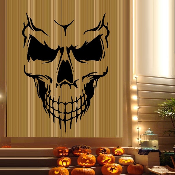 Halloween Window Silhouette - Etsy