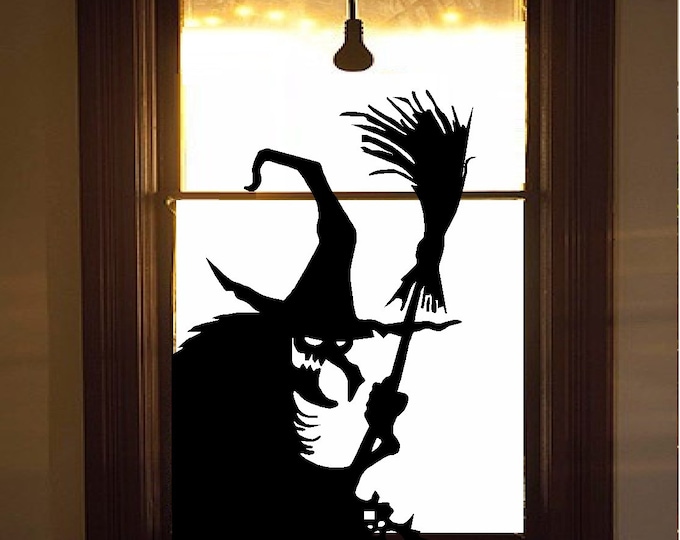 Wicked Witch 11 Wall or Window Decal : Halloween - Etsy Canada