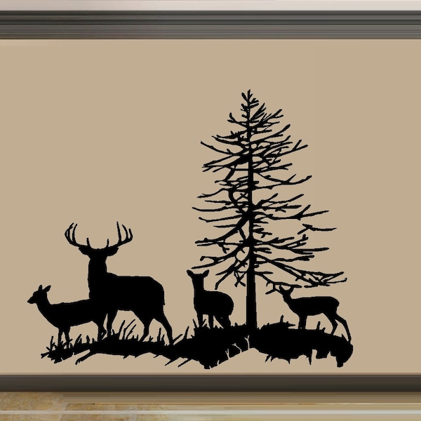 Fawn Wall Decal - Etsy