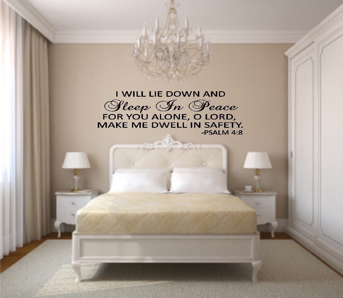 I Will Lie Down #22 ~ Wall Decal - Etsy