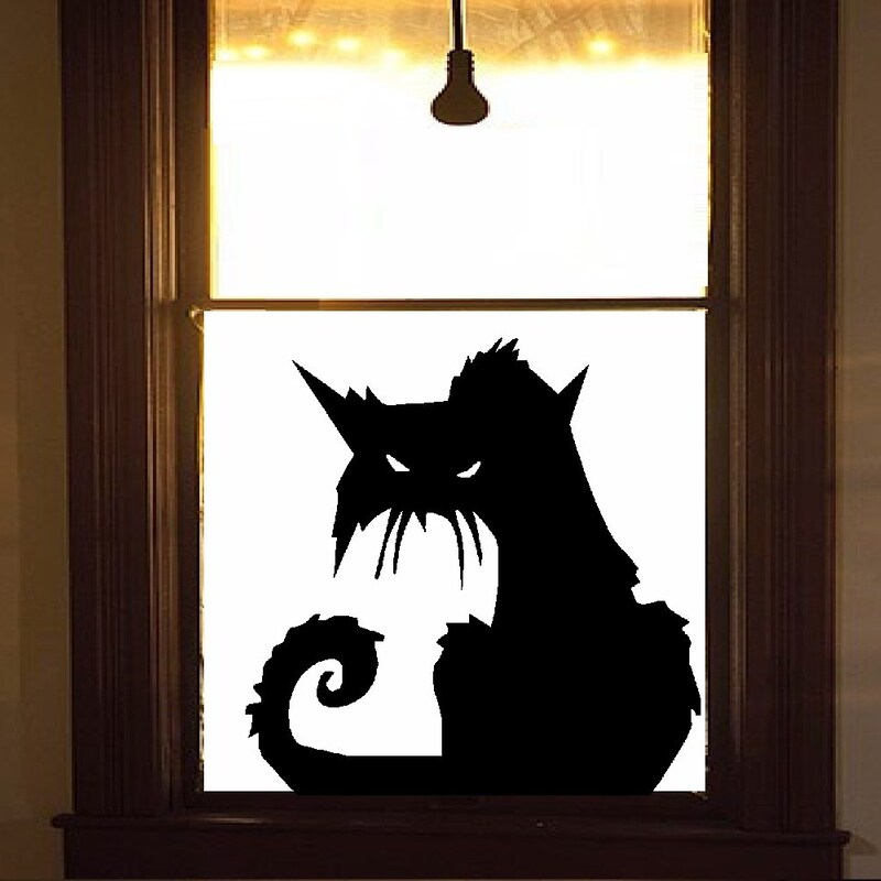 Scary Window Decal - Etsy