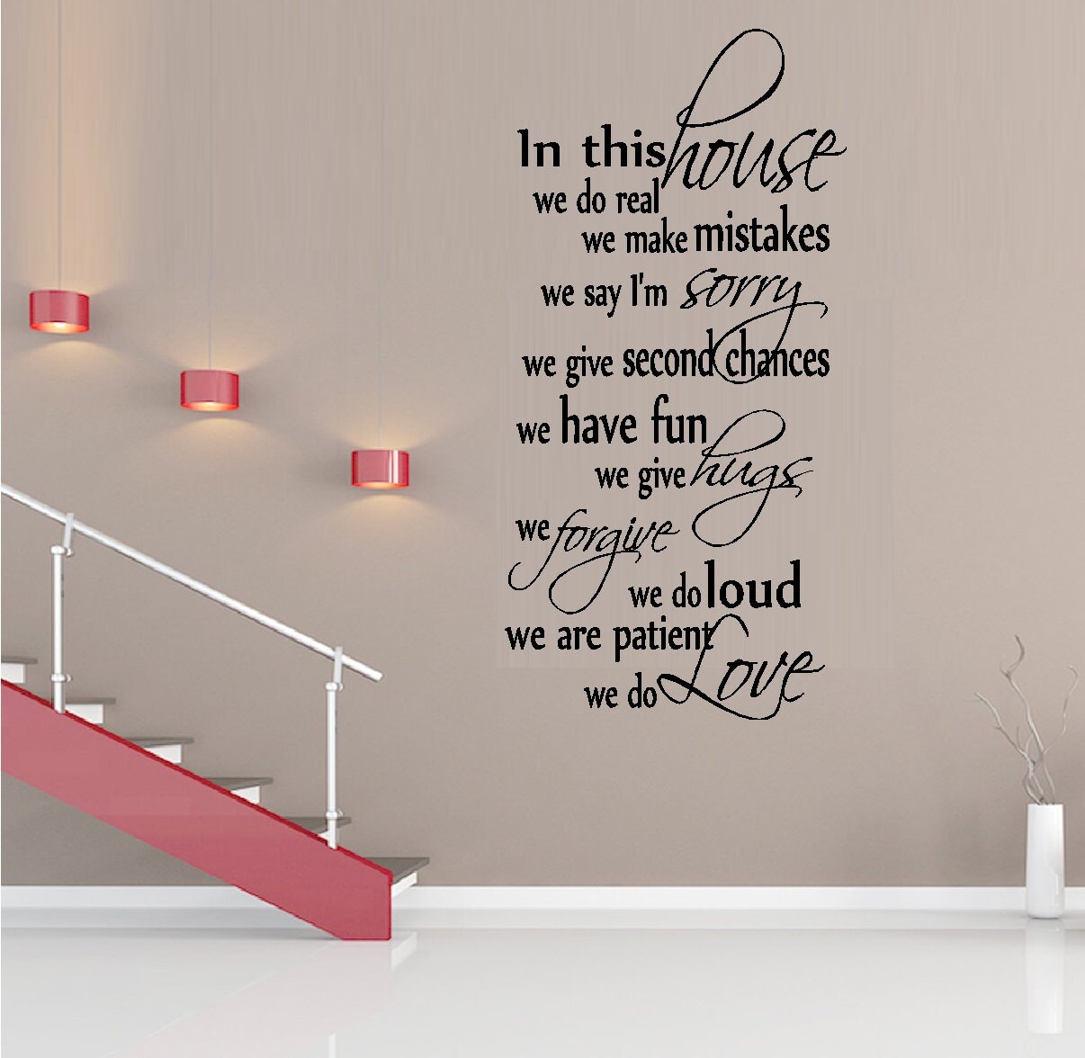 In This House - Wall or Window Decal - Etsy