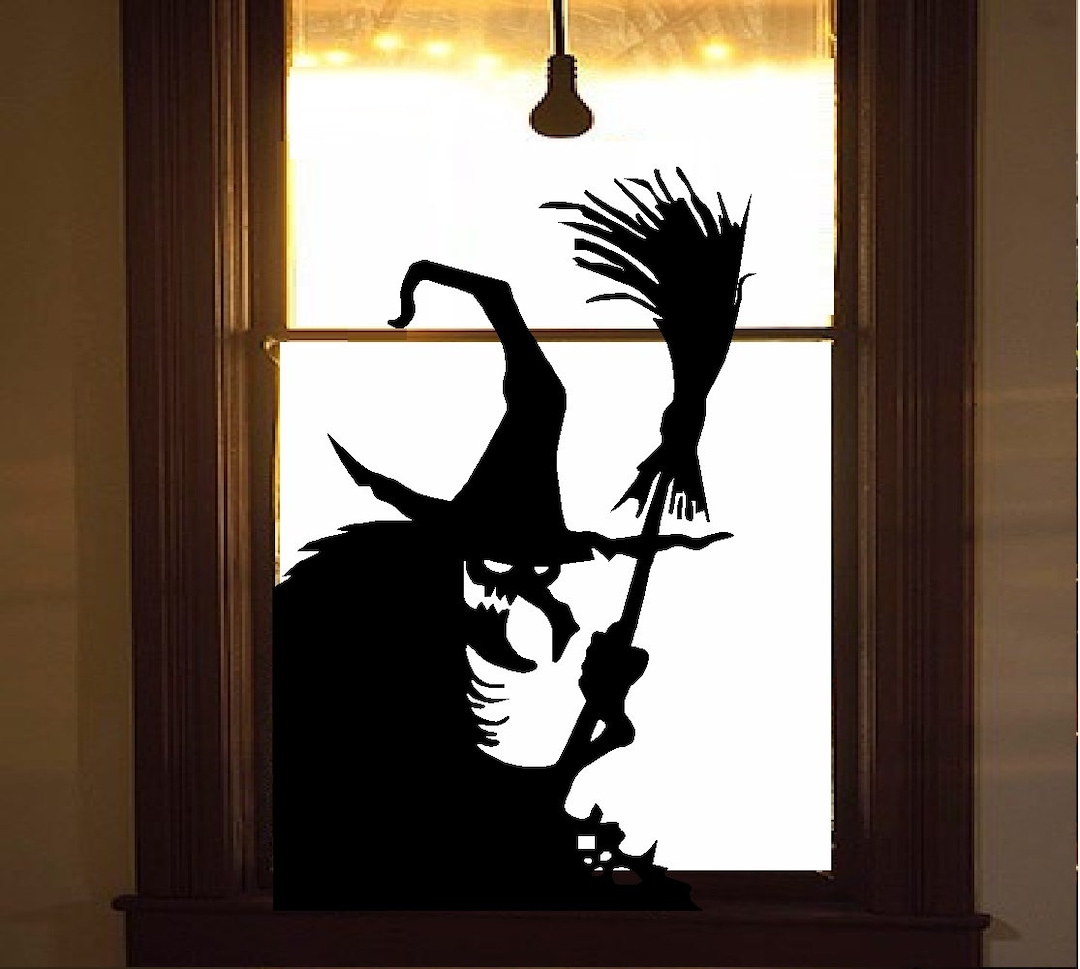 Wicked Witch #11, Wall or Window Decal : Halloween - Etsy
