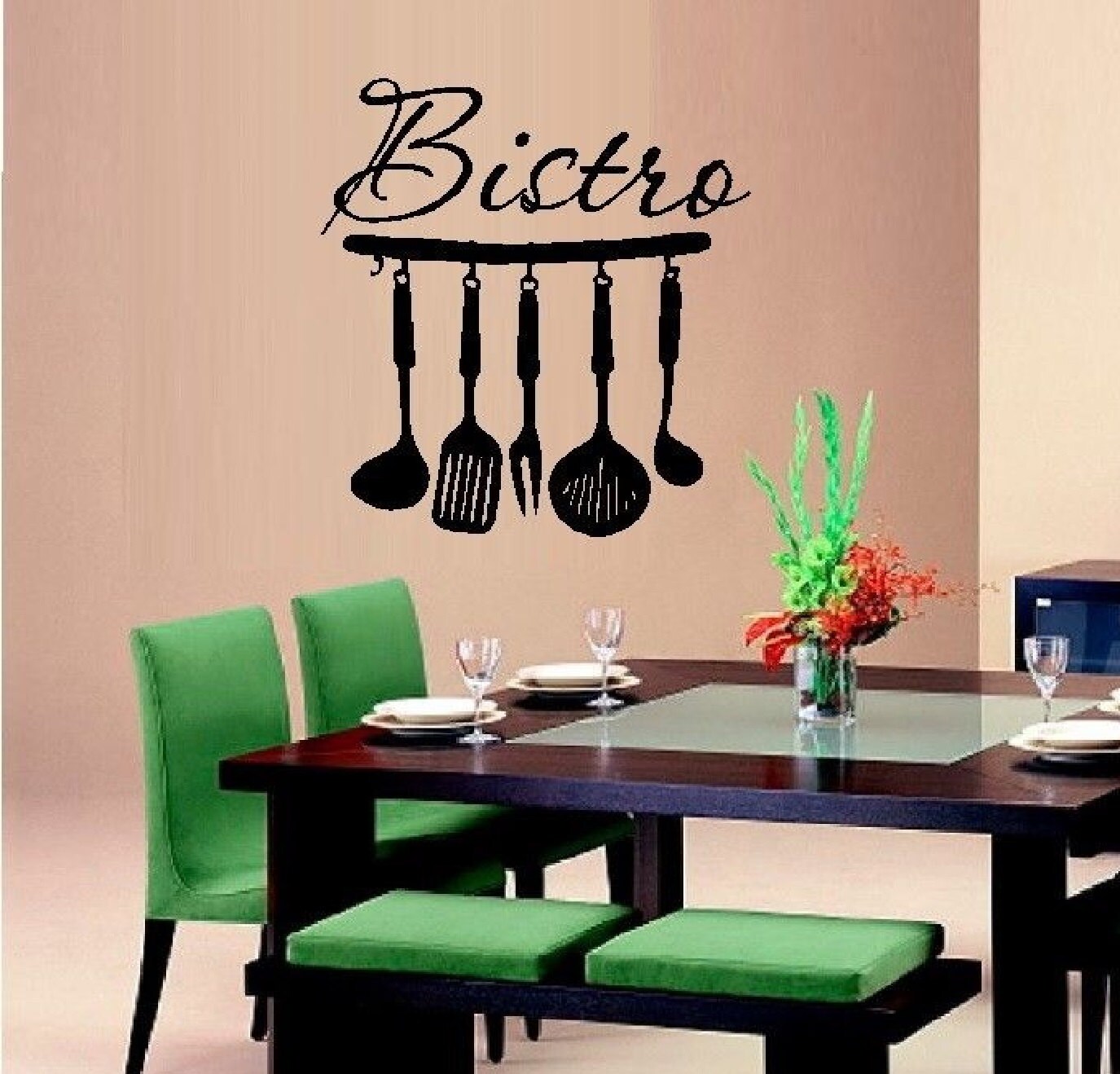 Bistro - Wall, Door, or Window Decal - Etsy