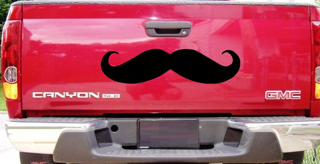 Mustache for Car ~ Auto, Wall or Window Decal - Etsy