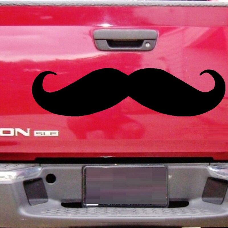 Mustache Vinyl Decal - Etsy