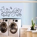 Laundry With Bubbles - Wall or Window Decal - Etsy