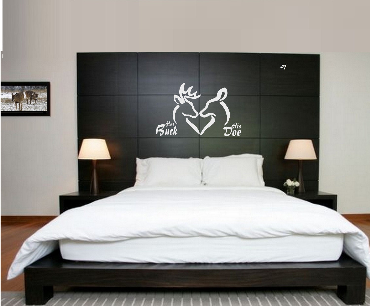 Her Buck His Doe 1 Wall or Window Decal - Etsy