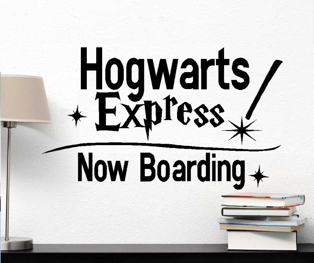 Hogwarts Express Now Boarding - or Hedwig Owl ~ Wall or Door Decal - Etsy