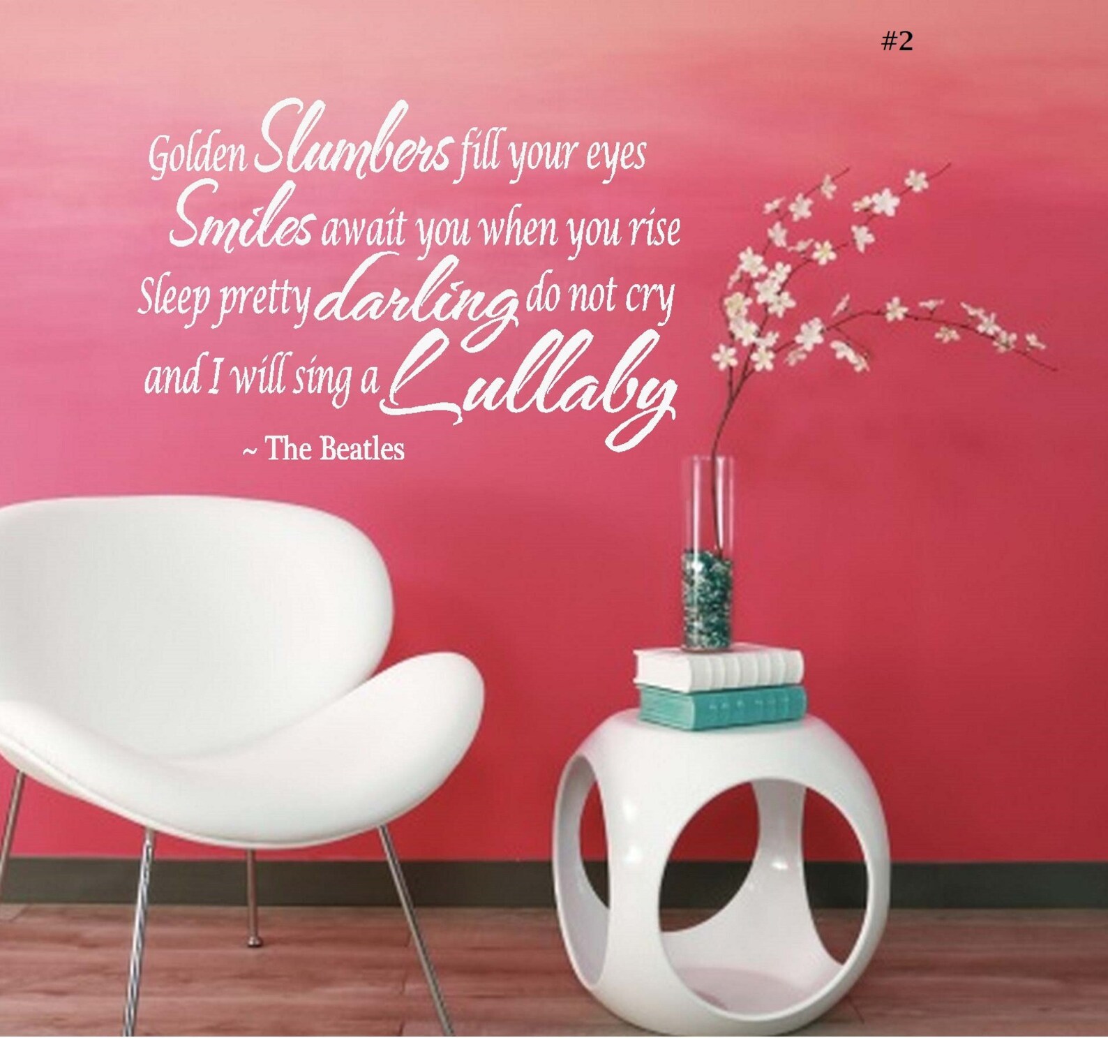 Golden Slumbers ~ Lyrics, Wall or Window Decal - Etsy