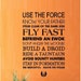 Use the Force, Star Wars - Wall Decal, Nursery, Popular Characters - Etsy