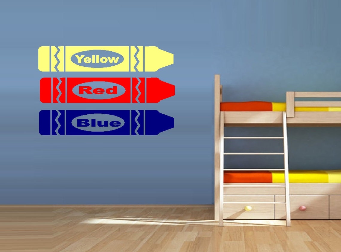 Crayons: Yellow Red Blue or ALL Colors Lot 12 - Etsy