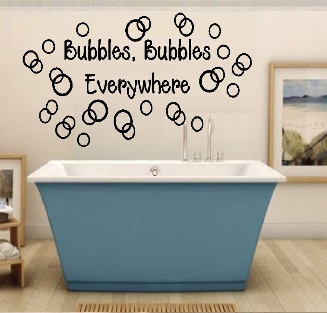 Bubbles Bubbles Everywhere Wall Decal - Etsy