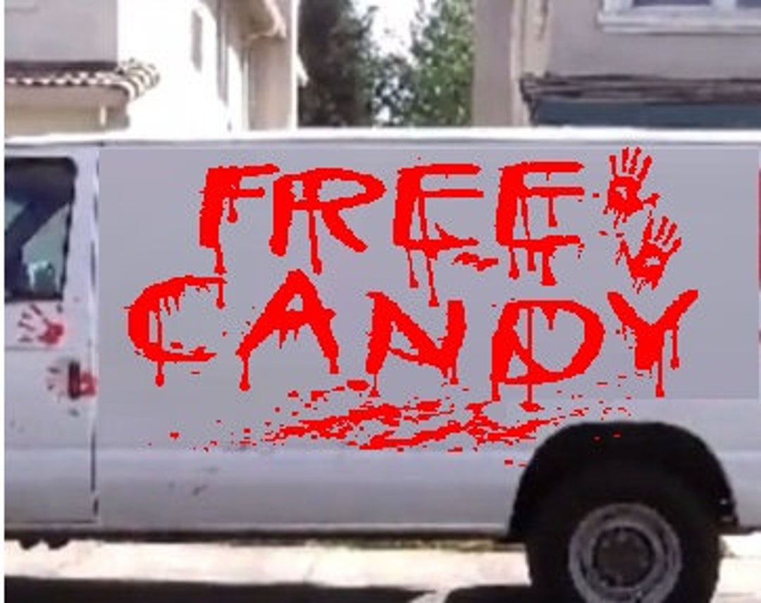 Free Candy Wall or Van Decal 21" X 40" - Etsy