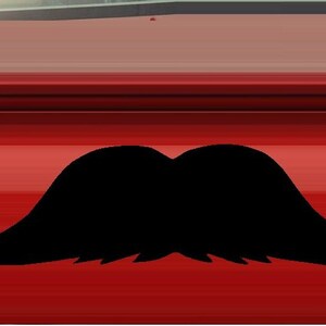Bigote para coche Auto, pared o ventana calcomanía - Etsy México