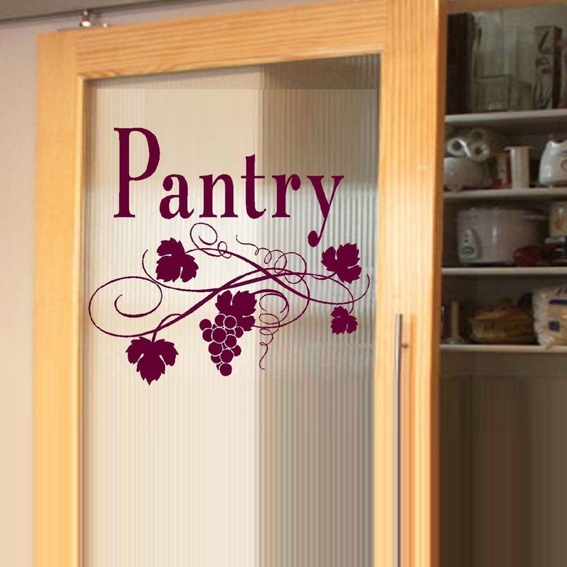 Pantry Decal for Glass Door - Etsy