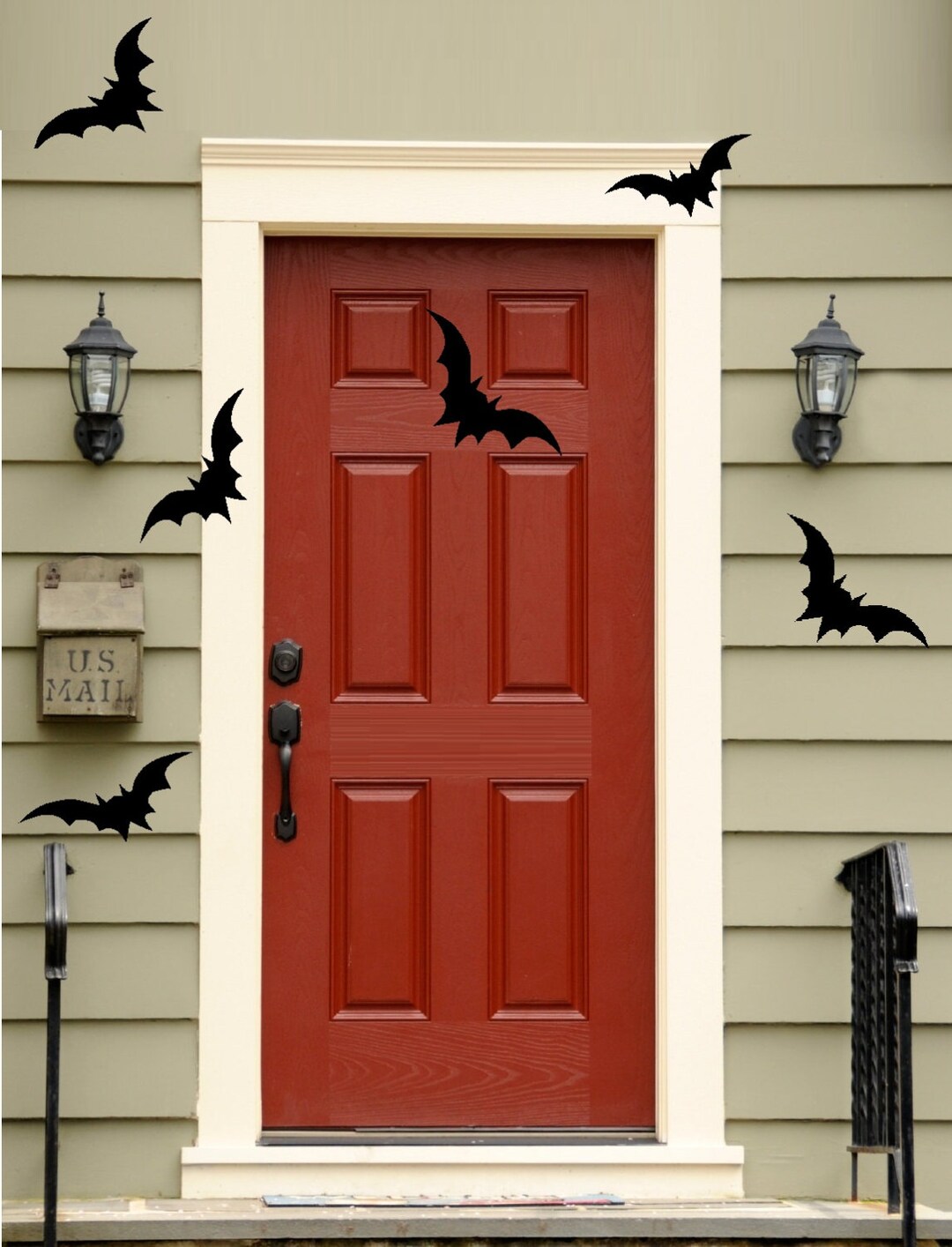 Bats Qty 6 #1 - Wall or Window Decal - Etsy