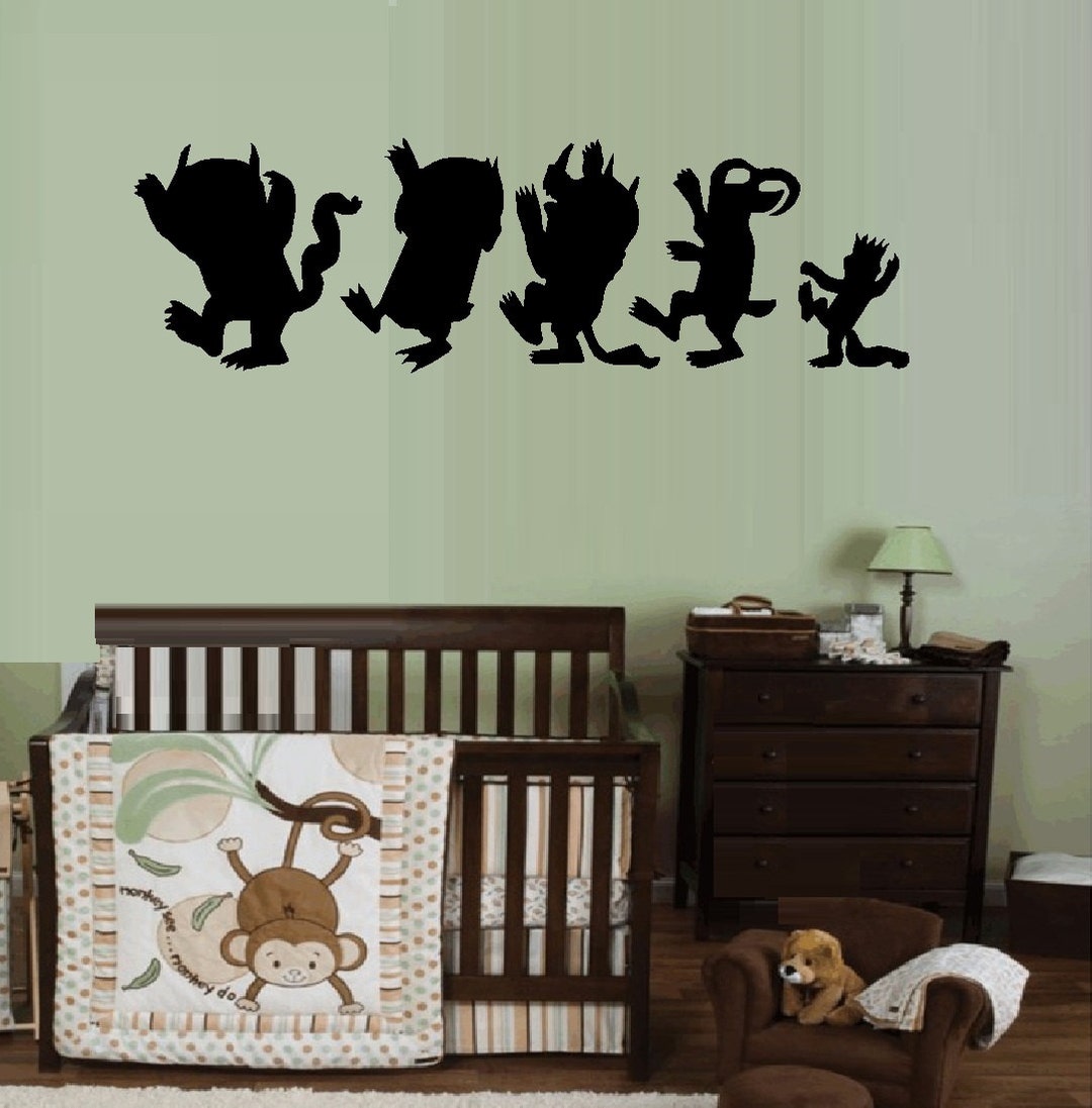 Where the Wild Things Are - Wall Decal, Children - Etsy
