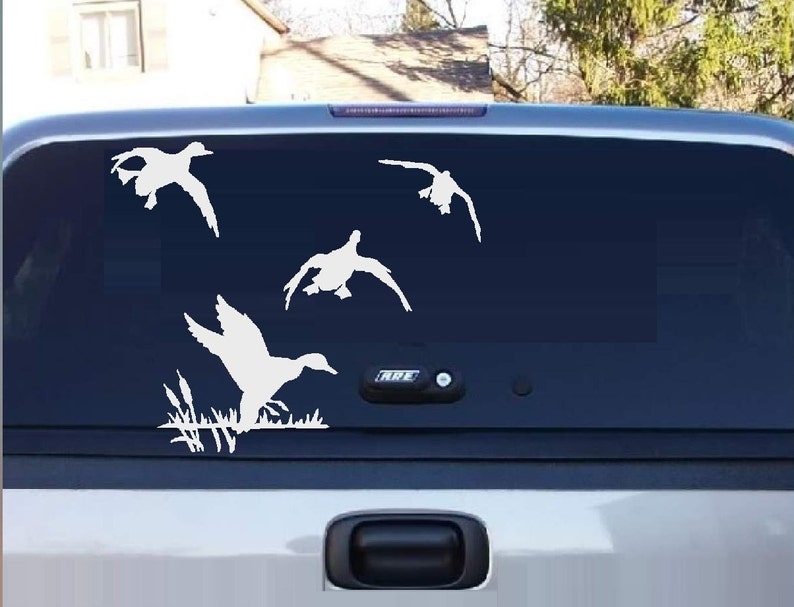 Ducks Flying 3 Wall or Window Decal | Etsy