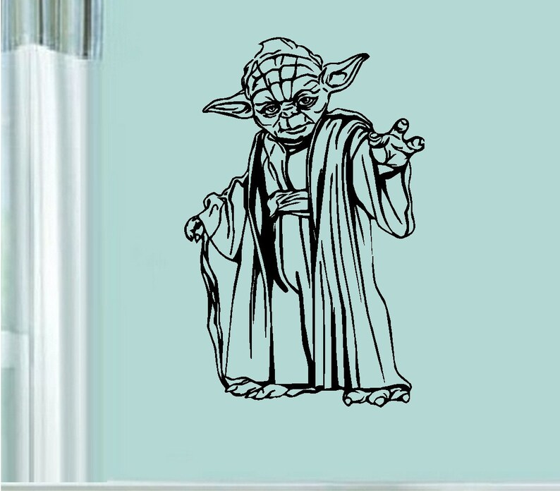 Great Master Yoda: Wall or Window Decal - Etsy