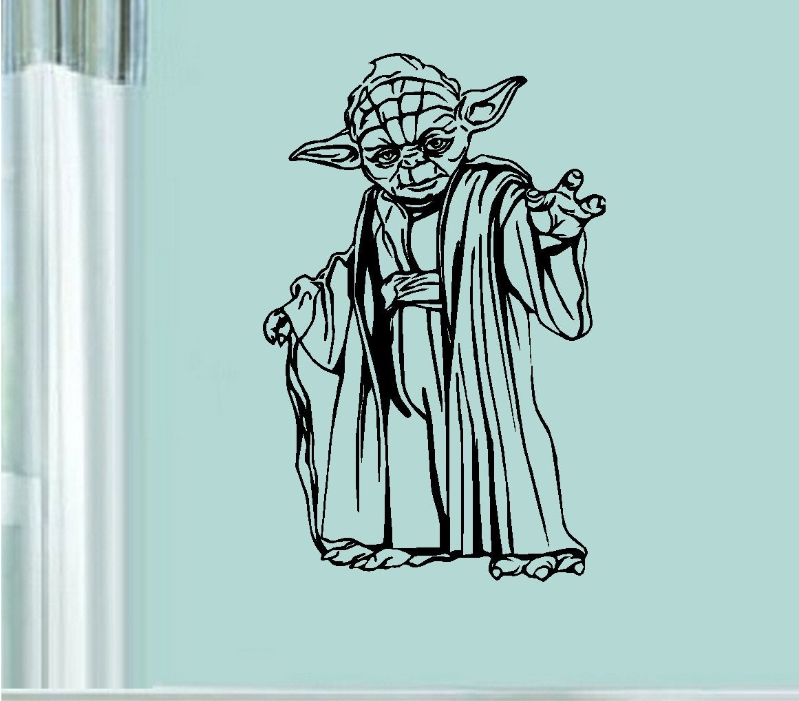 Great Master Yoda: Wall or Window Decal - Etsy