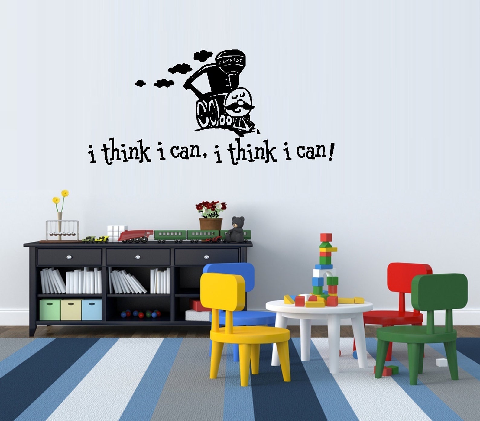 I think I can I think I can. with train LRG | Etsy