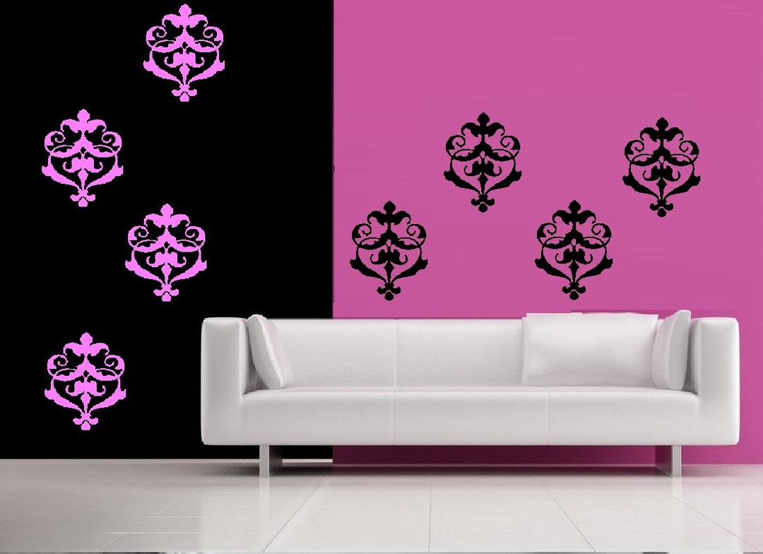 Vinyl Stencil #A Qty 4 ~ Wall or Window Decal Each is 6" X 8" - Etsy