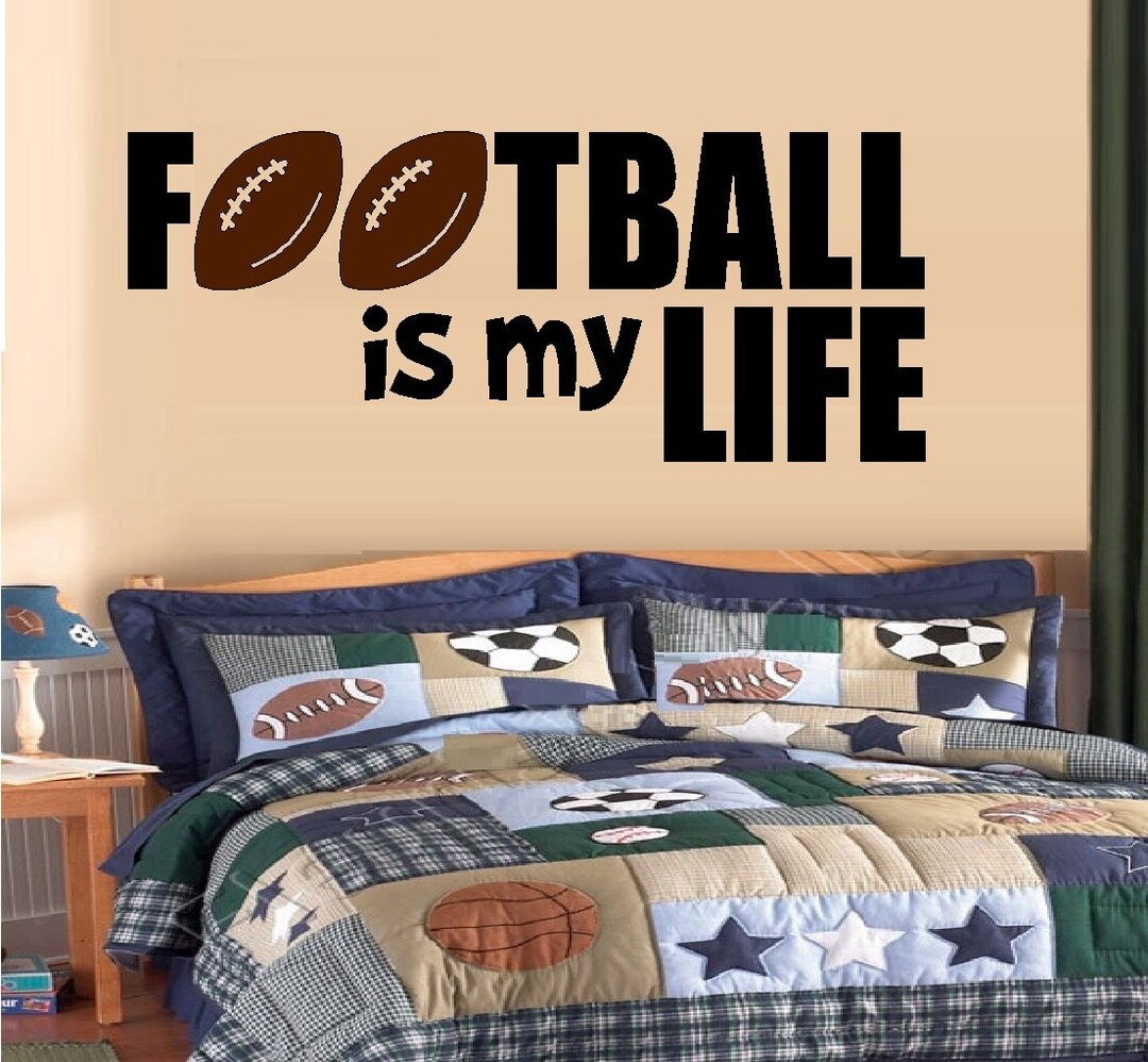 Football is My Life ~ Wall or Window Decal - Etsy