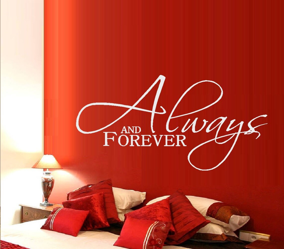 Always and Forever Wall or Window Decal - Etsy