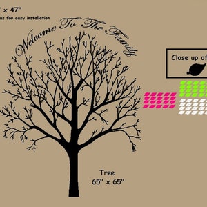 Bare Tree, - Wall or Window Decal ~ Choose From: Small, Medium, Large ...