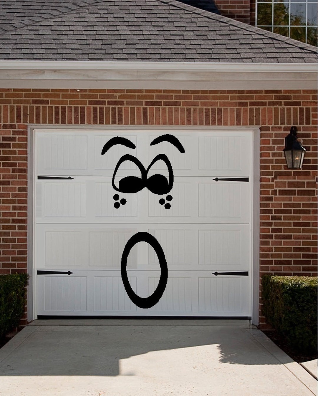 Pumpkin Face for Door #2 - Wall, Door or Window Decal - Etsy