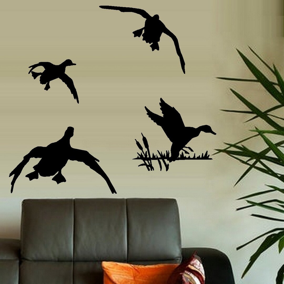Ducks Flying #3 ~ Wall or Window Decal - Etsy