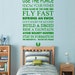 Use the Force, Star Wars Wall Decal, Nursery, Popular Characters - Etsy