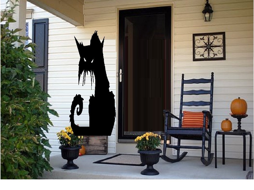 Scary CAT 2 Wall or Window Decal : Halloween - Etsy