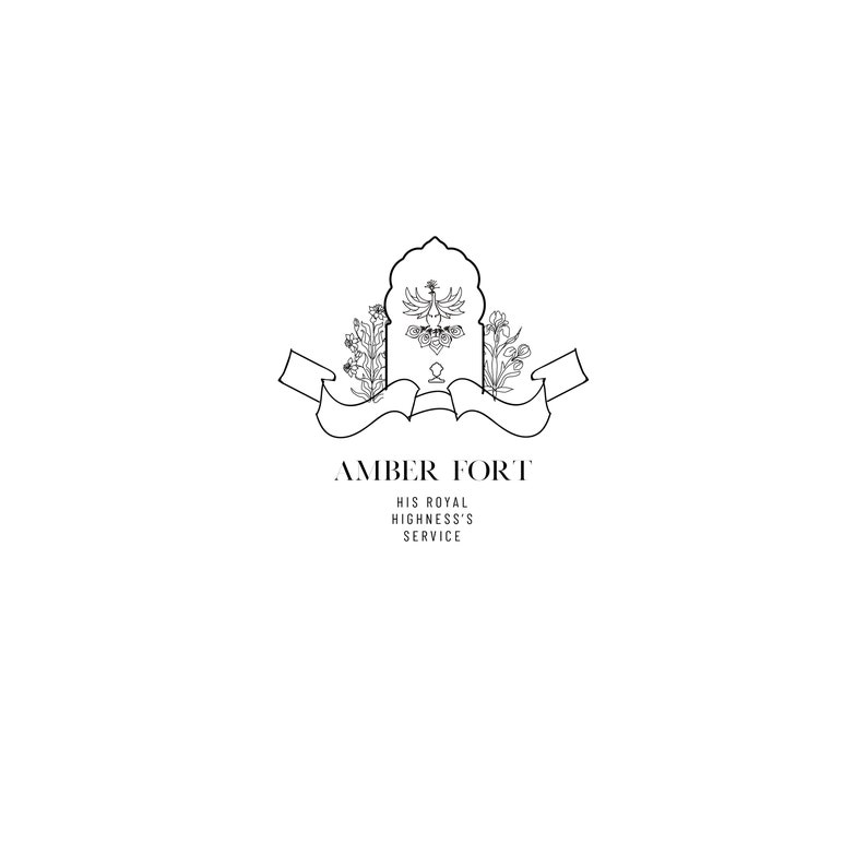 India Crest Design Vintage Logo Design Boutique Hotel Logo Luxury India ...