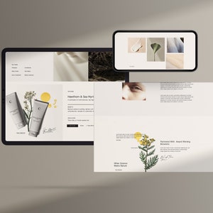 Shopify THEME- Apothecary Site Design- Beauty Theme Design- Candle ...