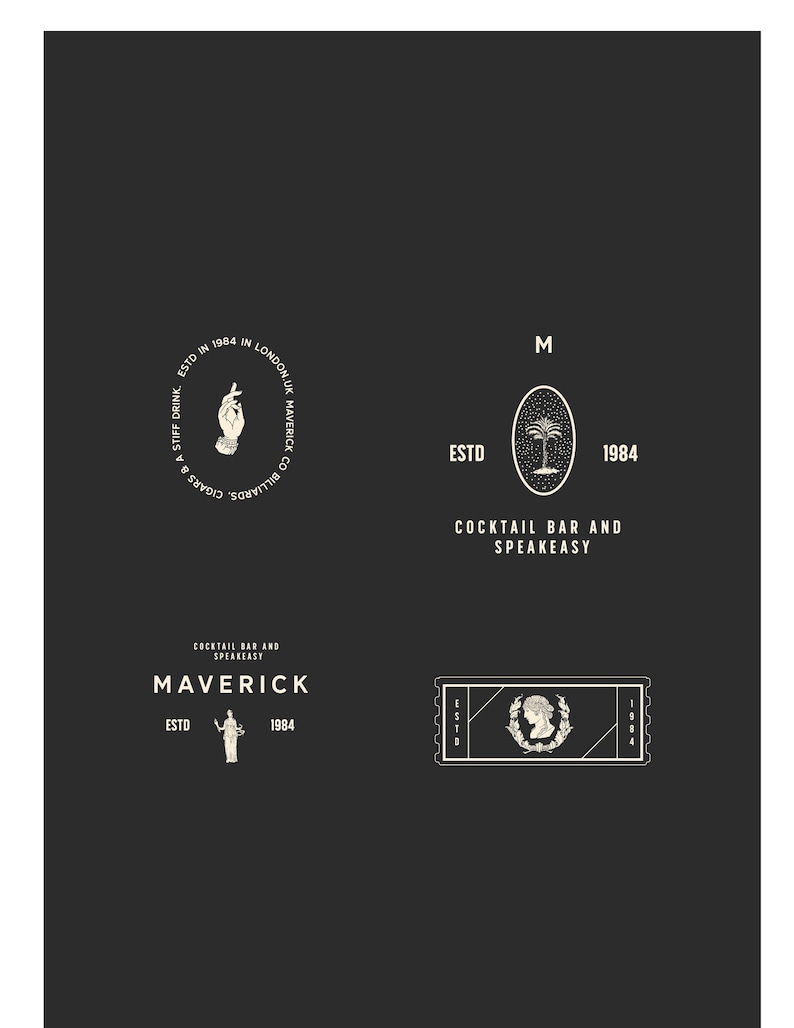 Premade Logo, Cafe Logo, Retro Logo, Espresso Bar Logo, Speakeasy Logo ...