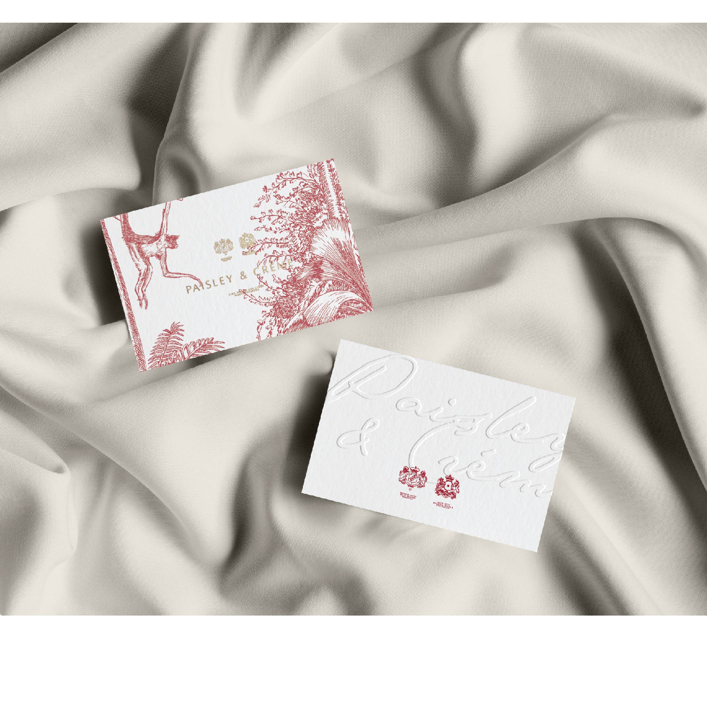 Premade Logo. Botanical Logo. Toile Logo. Milliner Logo. Weaving Logo ...