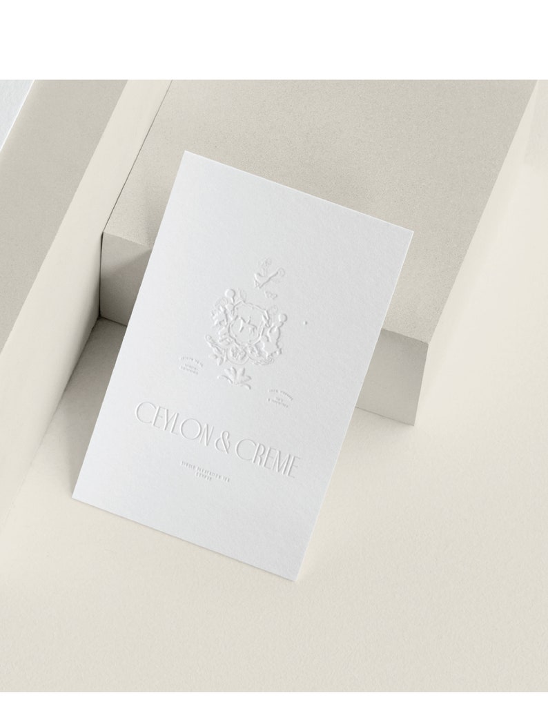 Ethereal Crest Logo Details Logo-victorian Logo, Tea Logo, Baroque Logo ...