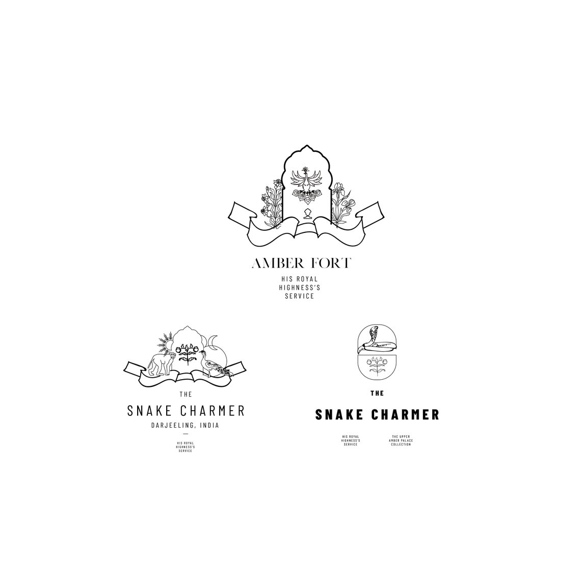 India Premade Logo Design India Crest Design Gemstone | Etsy