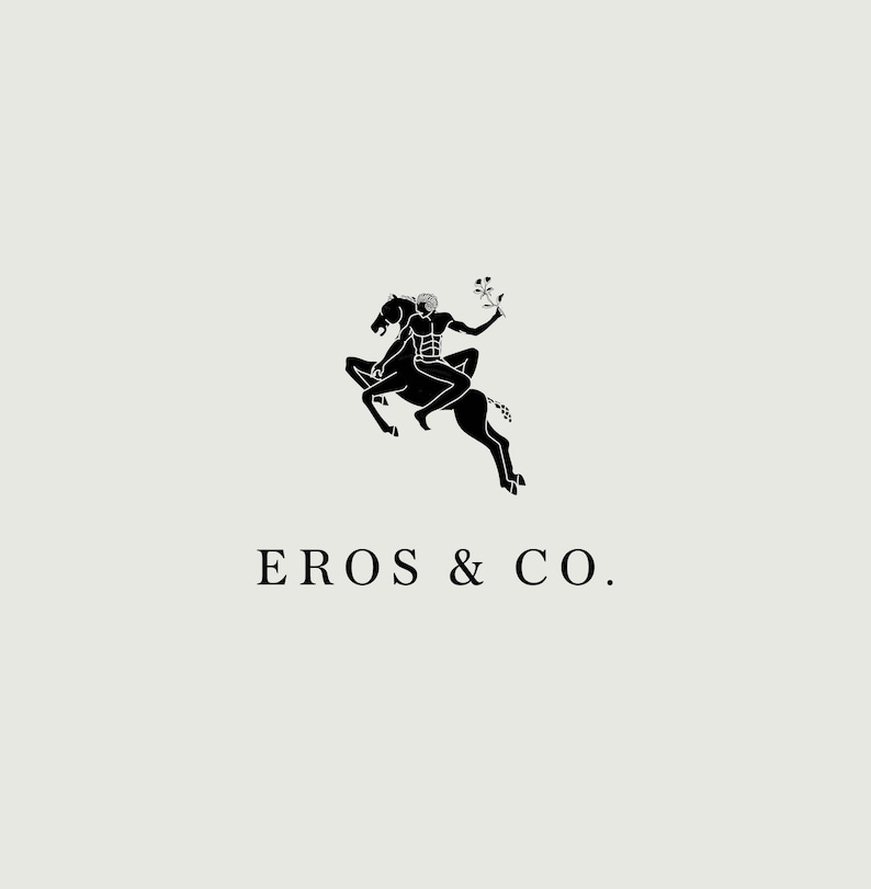 GREEK MAN LOGO , Man and Horse Logo, Greek Logo, Ancient Logo ...