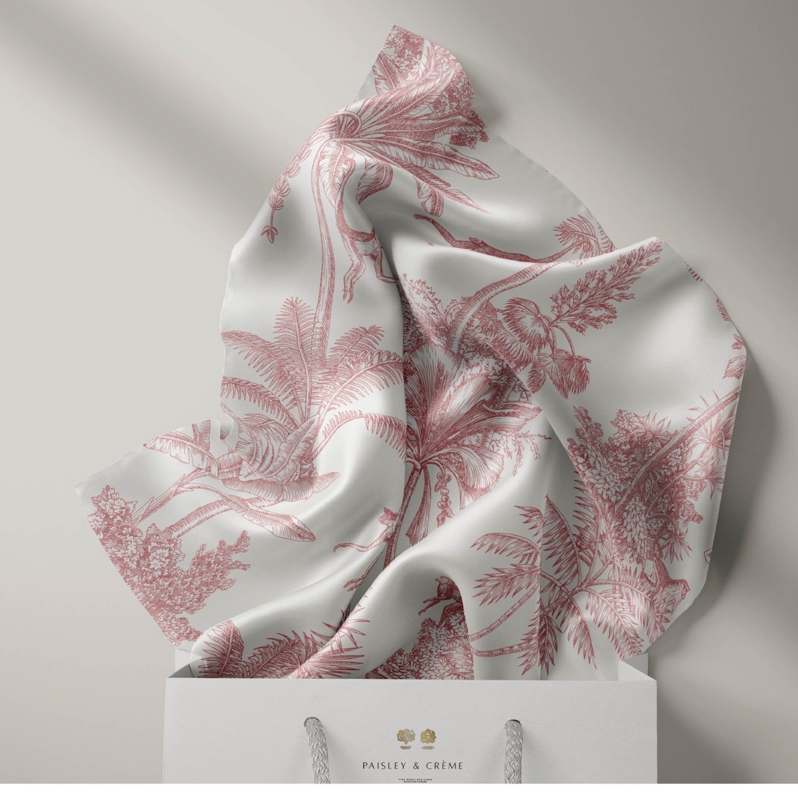 Premade Logo. Botanical Logo. Toile Logo. Milliner Logo. Weaving Logo ...