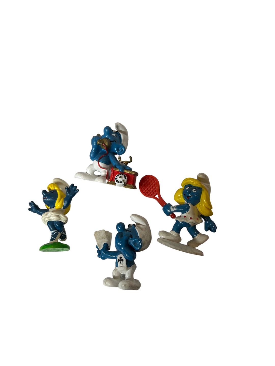 Smurfs Action Figures Vintage Toy Characters, Collectible - Etsy