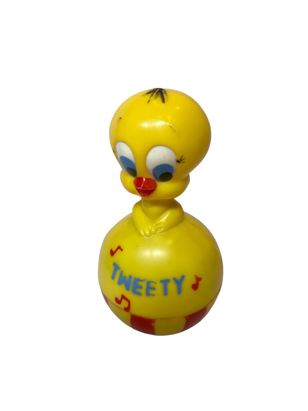 Tweety Bird Roly Poly Music Toy Vintage 1976 - Etsy