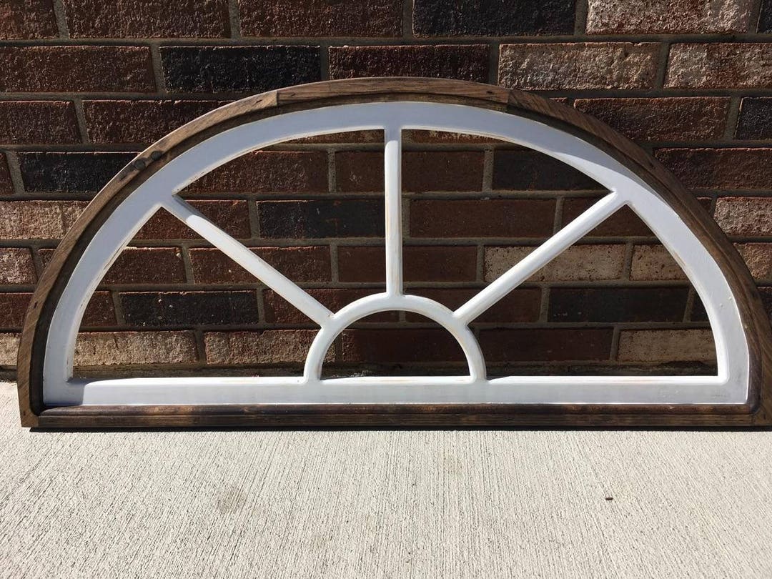 Sunburst Window Frame semi-circle - Etsy